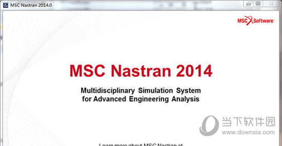 Msc Nastran(有限元求解器) V2014 破解版下载_当下软件园