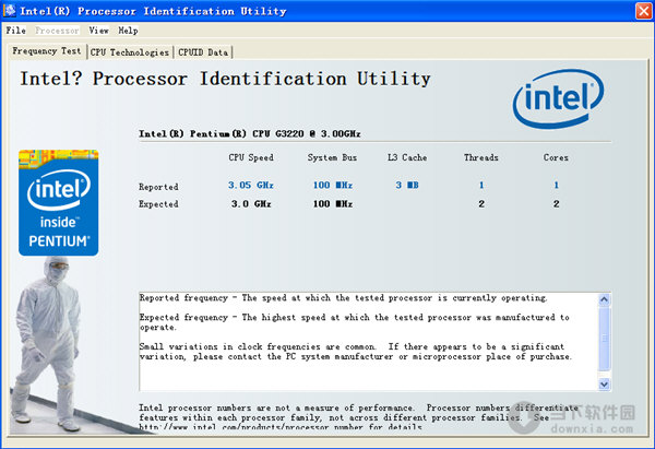 Intel Processor ID Utility(英特尔处理器标识实用程序) V5.10.20150217 官方版下载_当下软件园