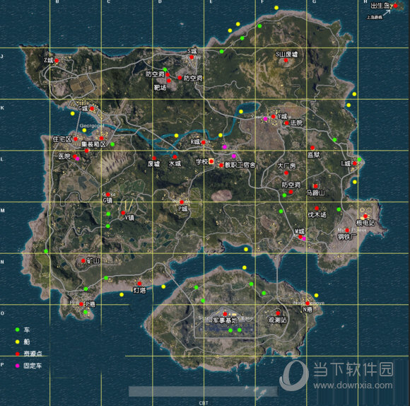 绝地求生固定刷车点位置 绝地求生车辆分布介绍 - 当下软件园