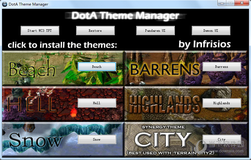 dtmv4下载|DotA Theme Manager(DotA地图修改器) V4.0 免费版下载_当下软件园