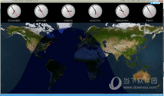 Solar World Clock Portable(世界时钟) V1.4 绿色免费版下载_当下软件园