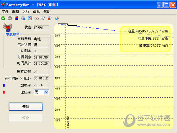 BatteryMon(笔记本电池监控软件) V2.1.1000 汉化绿色版 下载_当下软件园_软件下载