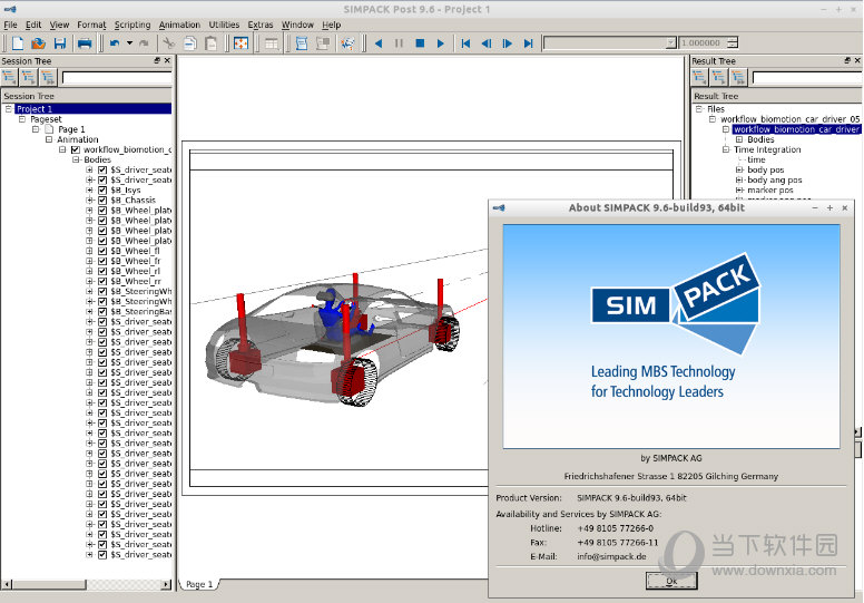 Simpack仿真软件|Simpack(动力学仿真软件) V9.6 官方版百度网盘下载_当下软件园