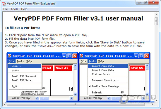 VeryPDF PDF Form Filler(PDF表单填充工具) V3.1 官方版下载_当下软件园