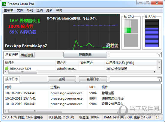 Process Lasso破解版|Process Lasso Pro(电脑CPU系统优化工具) V9.3.0.69 绿色中文版下载_当下软件园