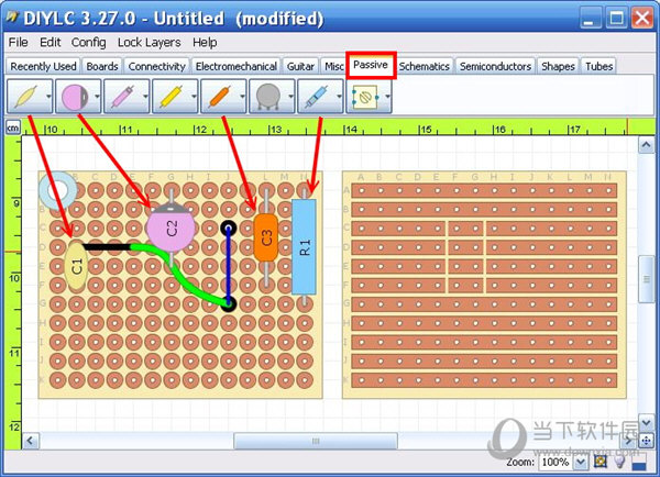 DIYLC中文版|DIYLC(电路板设计软件) V3.27.0 免费汉化版下载_当下软件园