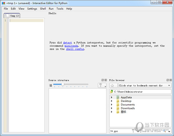 Pyzo(Python IDE) V4.3.1 官方版下载_当下软件园
