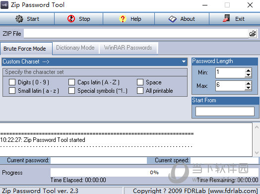 ZIP Password Tool(Zip密码恢复工具) V2.3 绿色版下载_当下软件园