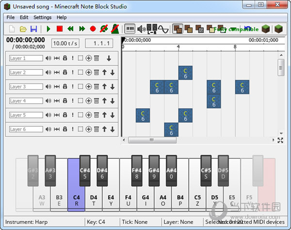 Minecraft Note block studio下载|Minecraft Note block studio(我的世界红石音乐编辑器 ...