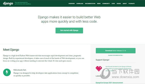 Django下载|Django(Python Web框架) V3.1.6 官方版下载_当下软件园