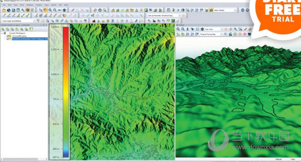 globalmapper23汉化版|Global Mapper 23 V23.0.091421 破解版下载_当下软件园