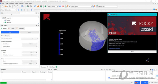 Rocky DEM 2022破解版下载|ESSS Rocky DEM 2022破解版 V22.1.0 最新免费版下载_当下软件园
